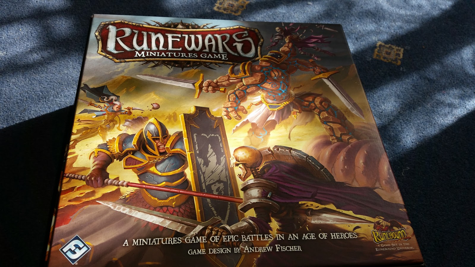 Runewars Minatures Game from Fantasy Flight Games unboxing and review