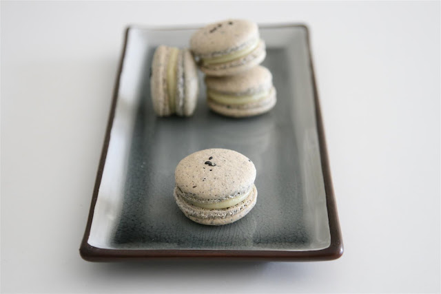 Black Sesame Macarons | Cakelets & Doilies
