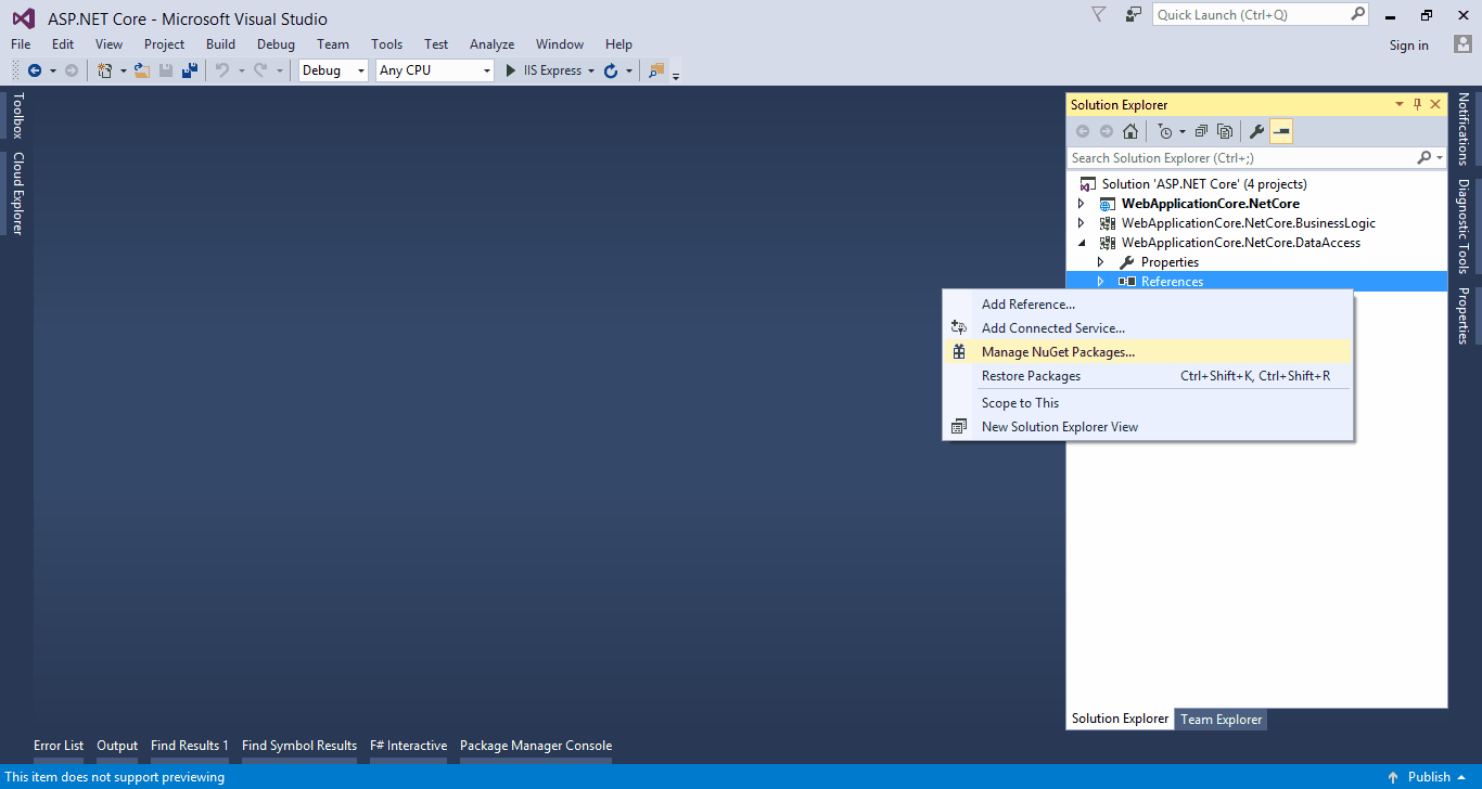 Asp Core 1 0 Mvc Application Exploring Core Crud Operations