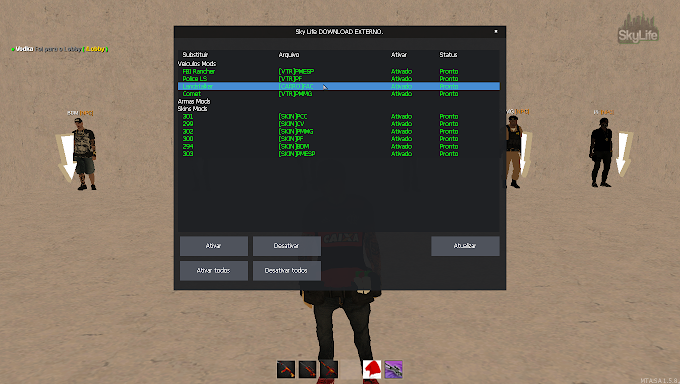 MTA:SA - SISTEMA DE CUSTOMIZAR PERSONAGEM [EXCLUSIVO]