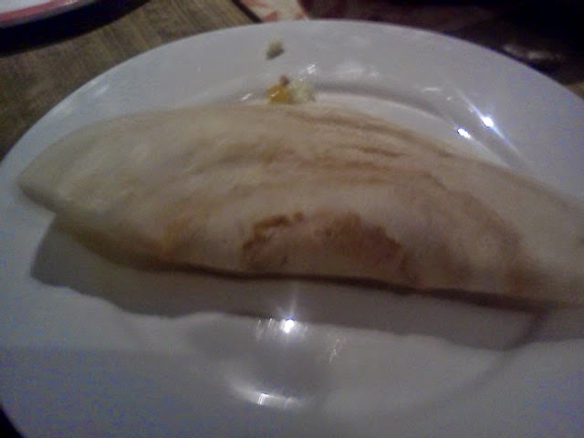 Paneer dosa/ Cottage cheese stuffed crepes