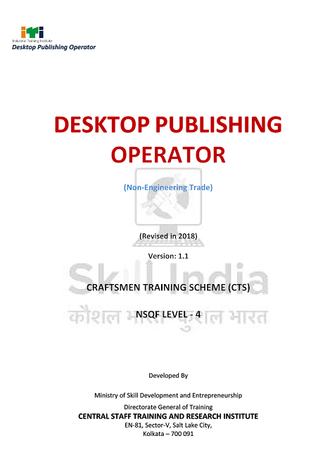 Desktop Publishing Operator [DTPO] course of Industrial Training ...