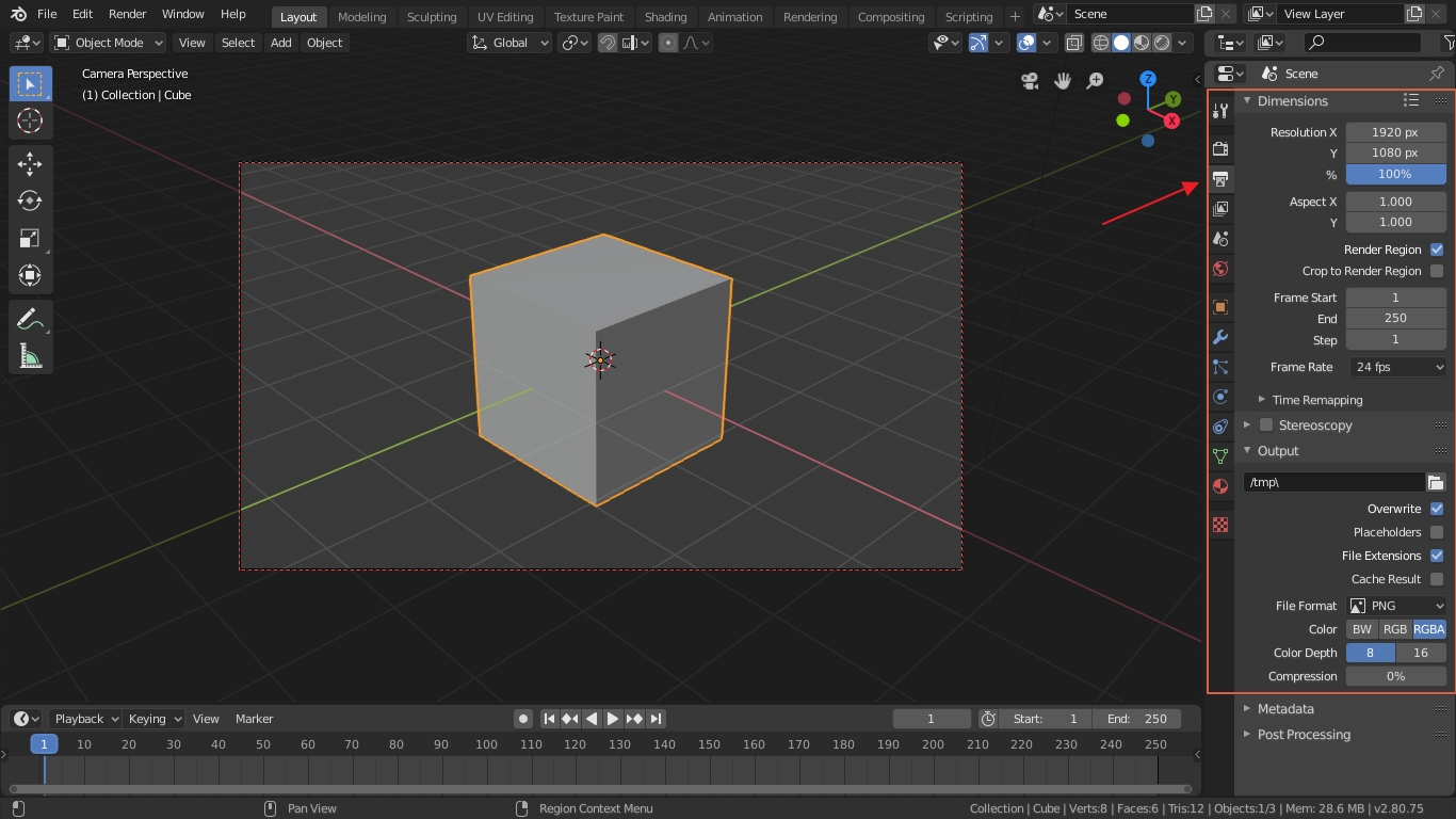 Blender 2.8 Cara Render Foto Full HD - otodidakblend