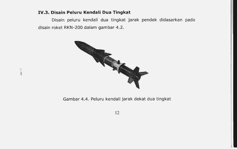 Hartawan: RISET ROKET PELURU KENDALI RKN 200