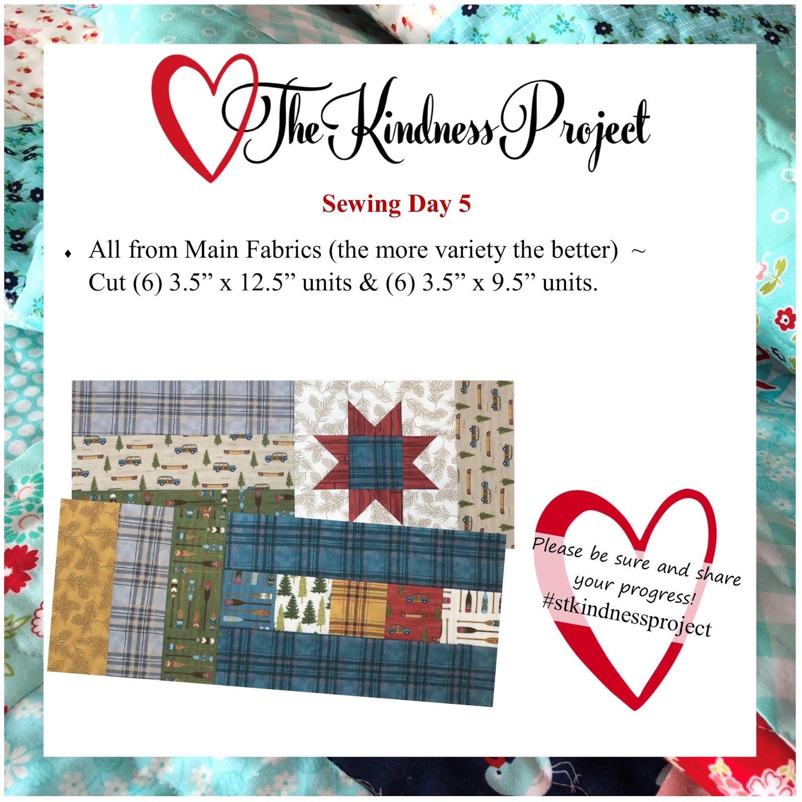 Carried Away Quilting: The Kindness Project: Mystery quilt top is complete