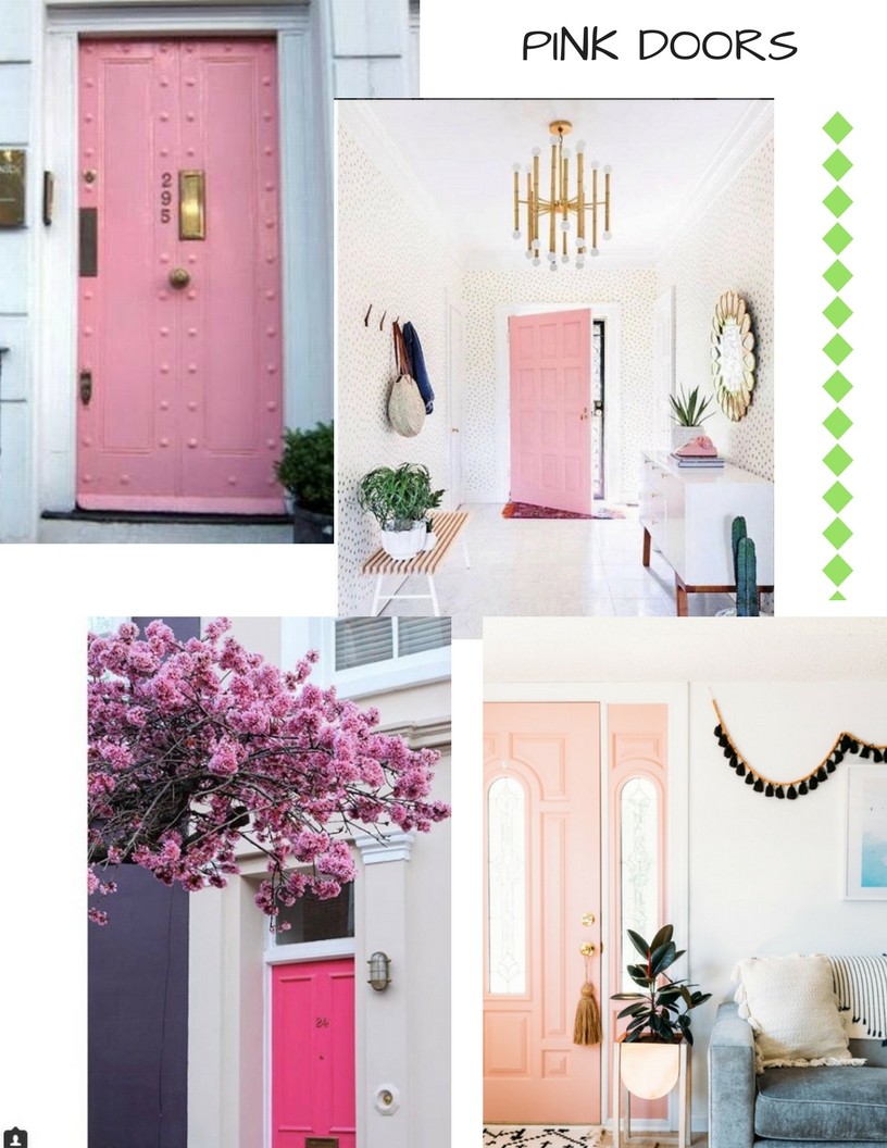 PINK DOORS - design indulgence
