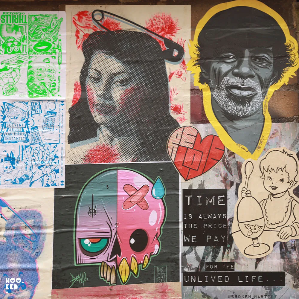 Street Art at the London International Paste up Festival | Hookedblog ...