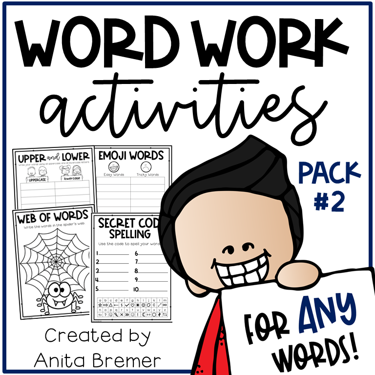 Word Work Activities for ANY Words | Mrs. Bremer's Class