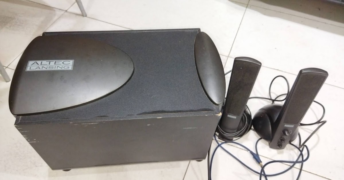 Life Begins at Forty: ALTEC LANSING ATP3 speaker repair