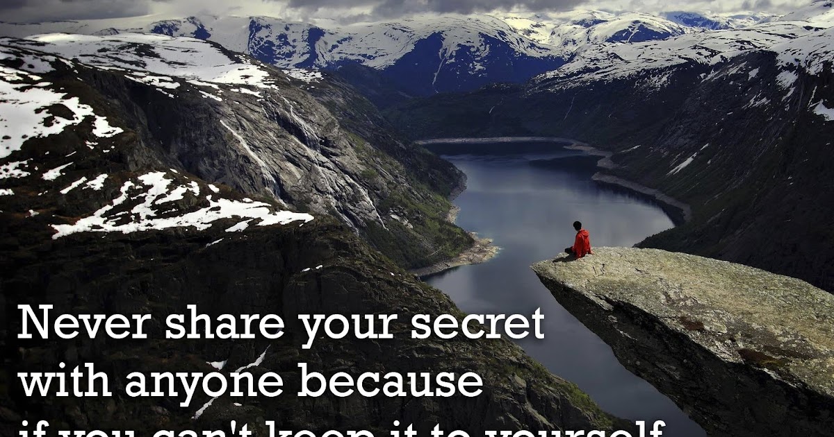 Never Share Your Secret...!! | Quotes Collection