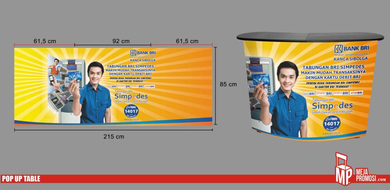 Meja Promosi Indonesia : Pop Up Counter
