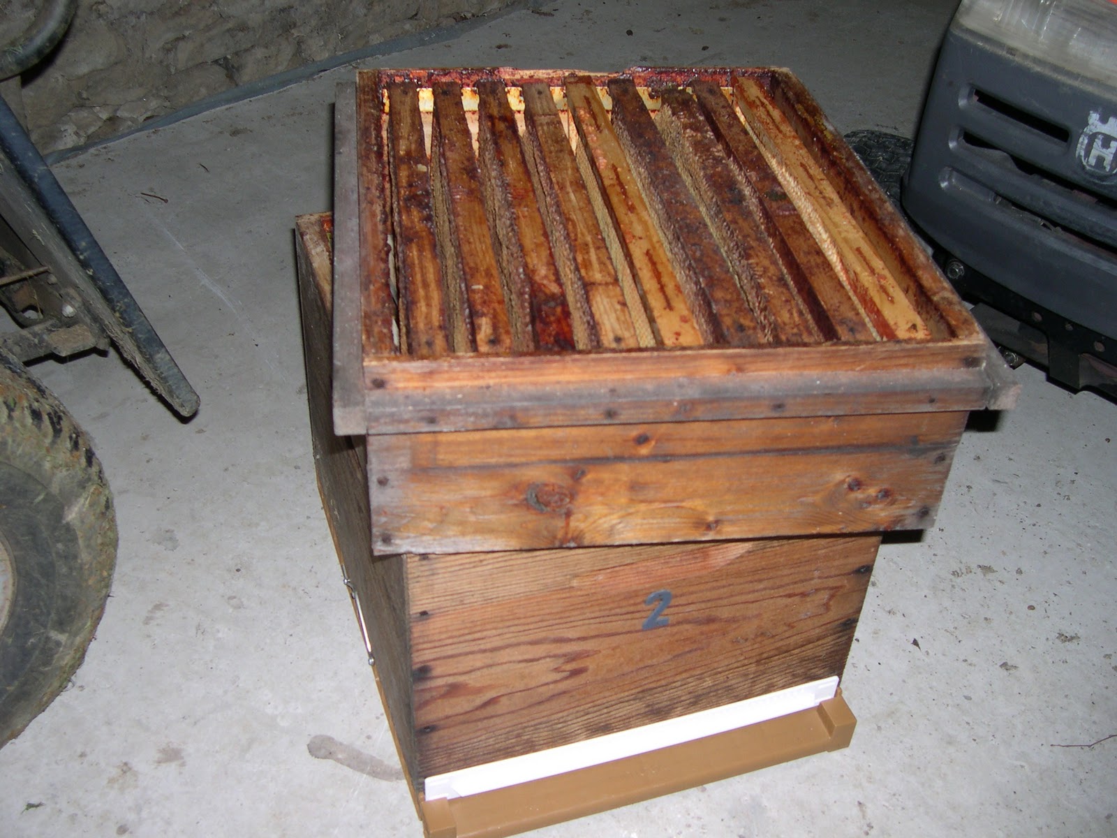 Bees in Brittany: Hives, Honey Supers, Mini Hives and Nucs.