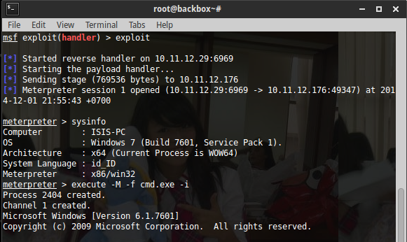 Command List Lengkap Meterpreter Session Metasploit