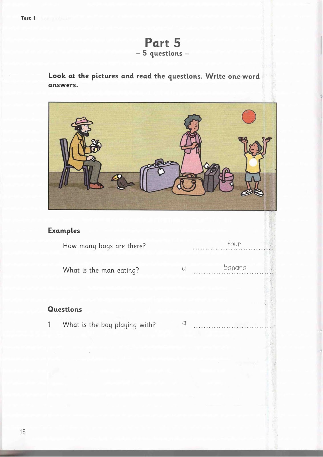 English Cambridge Tests - Starters 01 - Let Your Hair Down!