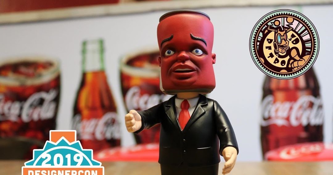 The Blot Says...: DCon 2019 Exclusive Coke Head Vinyl Figure by Bob Dob ...