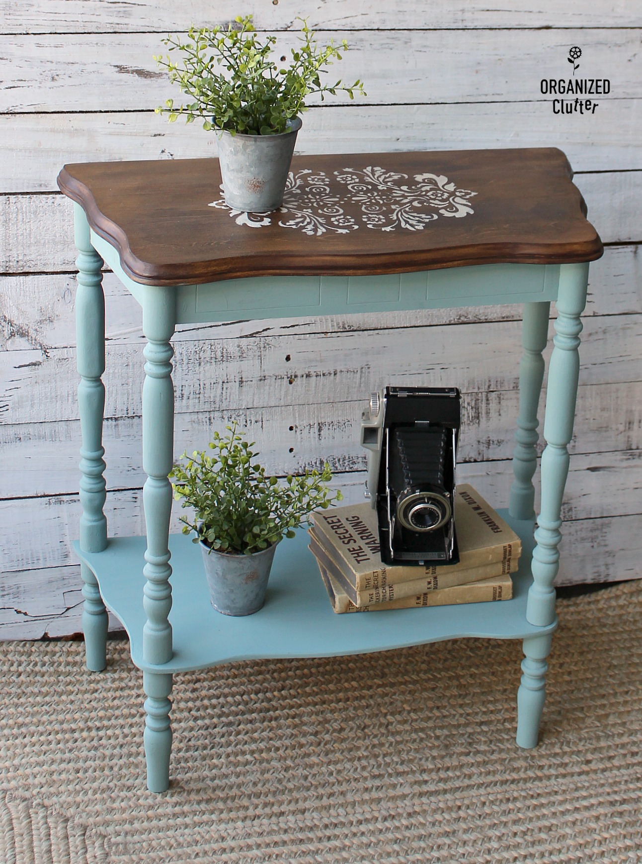 Vintage Two Tiered Table Makeover with Dixie Belle Paint & Redesign ...