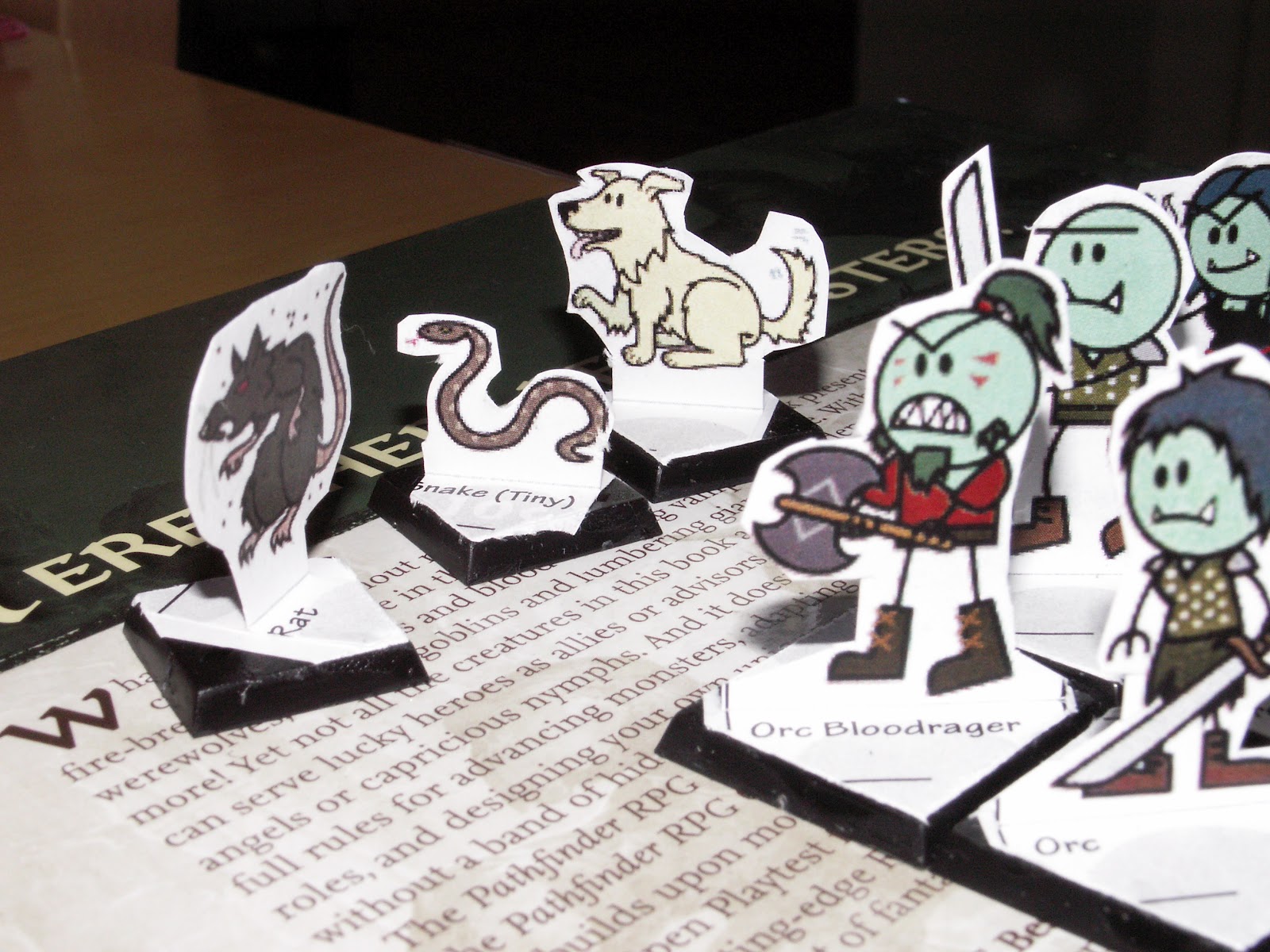 Pathfinder Paper Miniatures