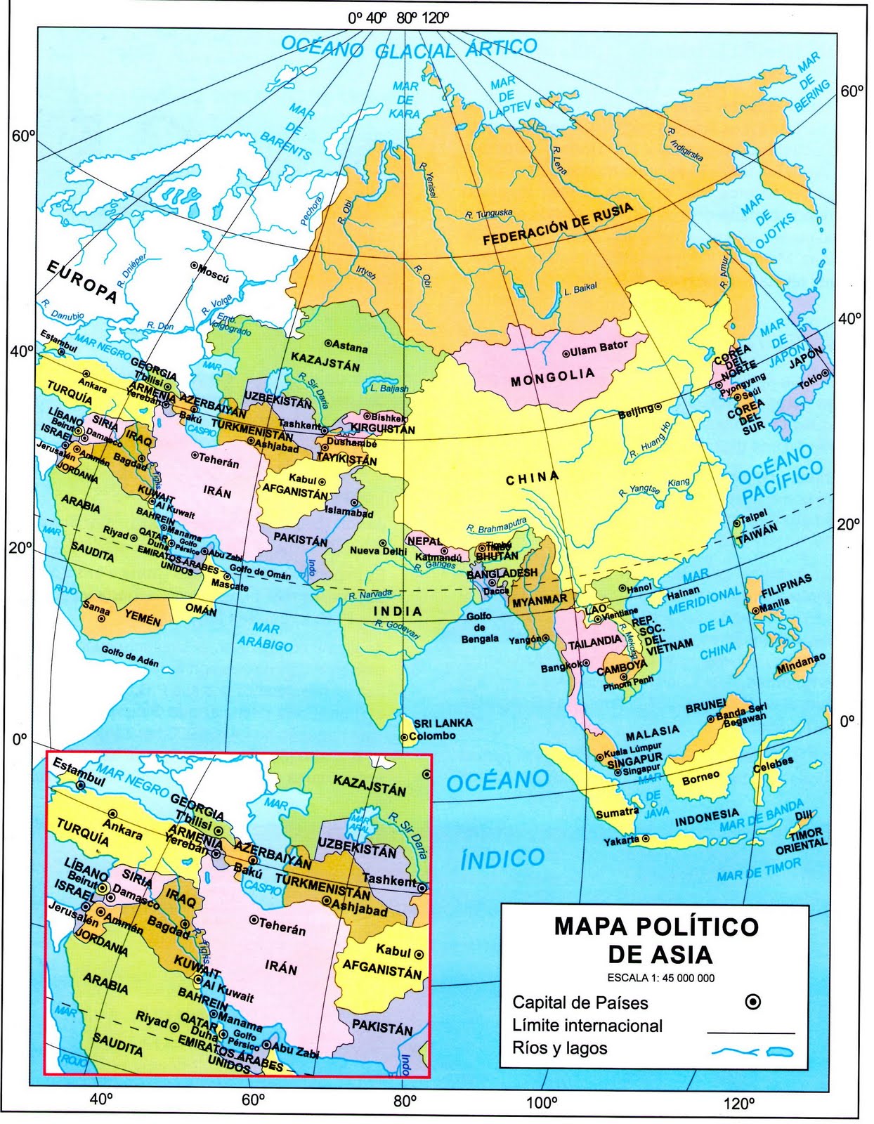 Social Site - Peruvian Studies: Continente de Asia