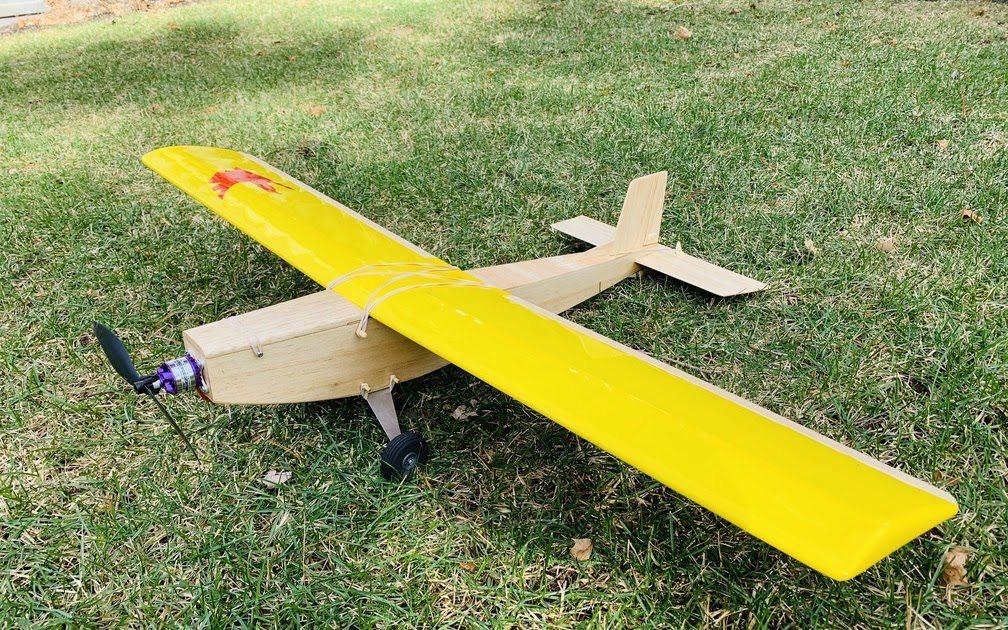 Banana, build log of a 4ch RC trainer