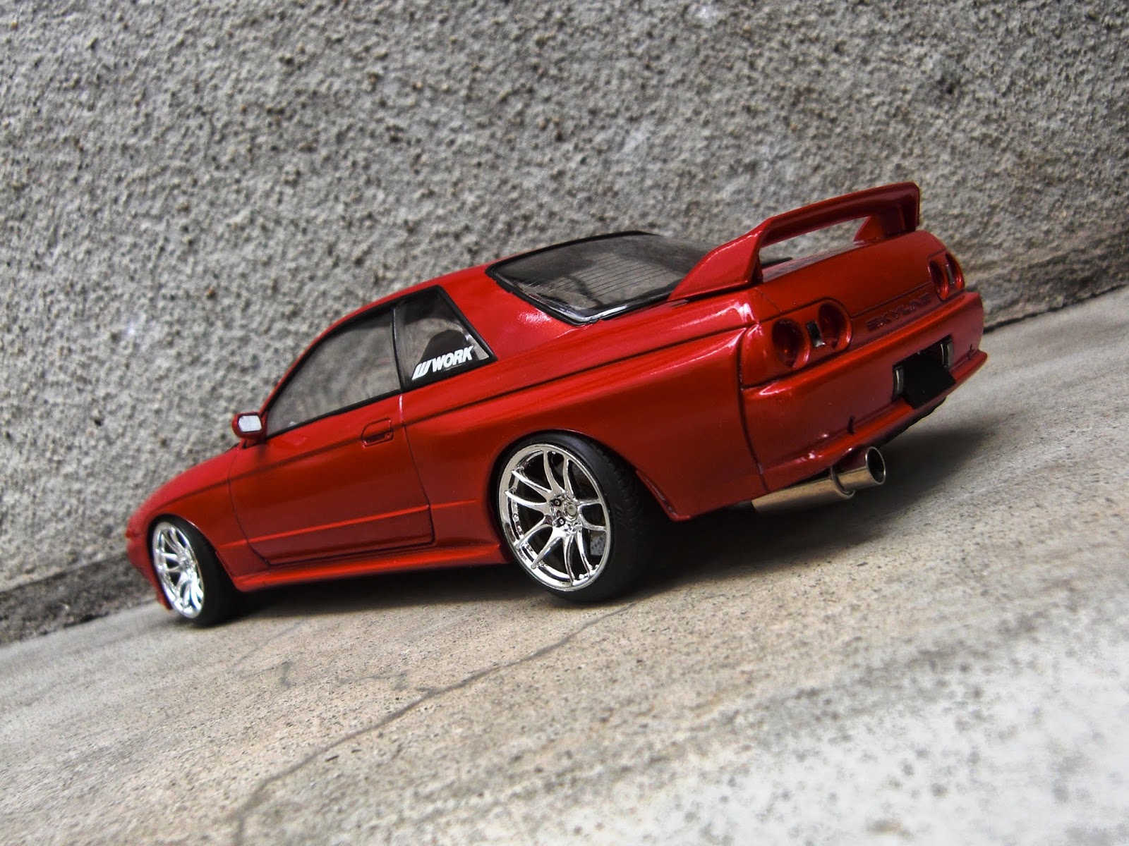 R-WORKS: [Finished model] [TAMIYA] NISSAN SKYLINE R32 RAC!NG GT-R