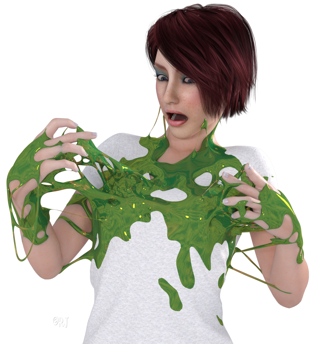 Delightfully Demented DazZariffic: Attack of the Slime