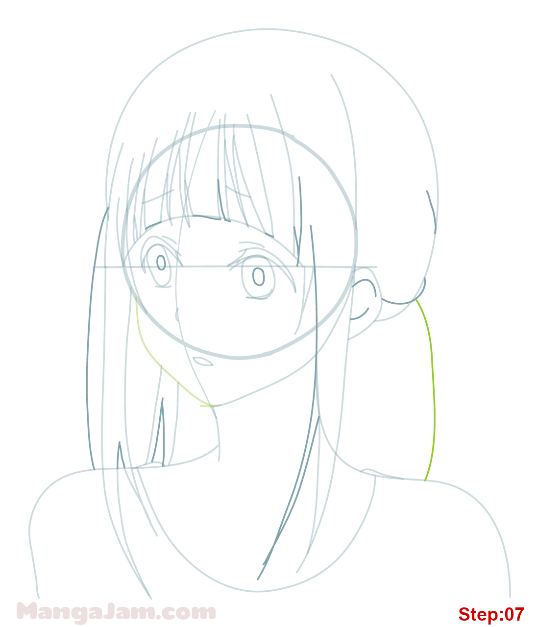 Cách vẽ Chitanda Eru từ Anime Hyouka | Vẽ Từng Nét Nhỏ