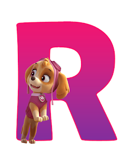 Kits imprimibles gratis : Abecedario y números Skye