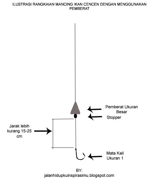 Jalan Hidupku: Rangkaian Pancingan Untuk Ikan Cencen dan Aporas