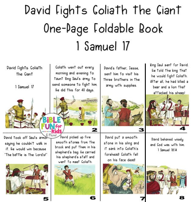 David Faces Goliath | Bible Fun For Kids