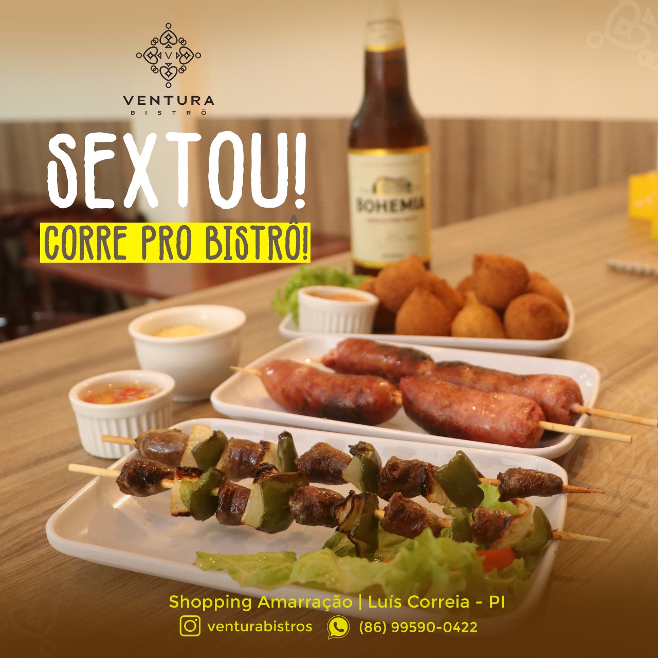 Sextou !!!! Vem pro Bistrô