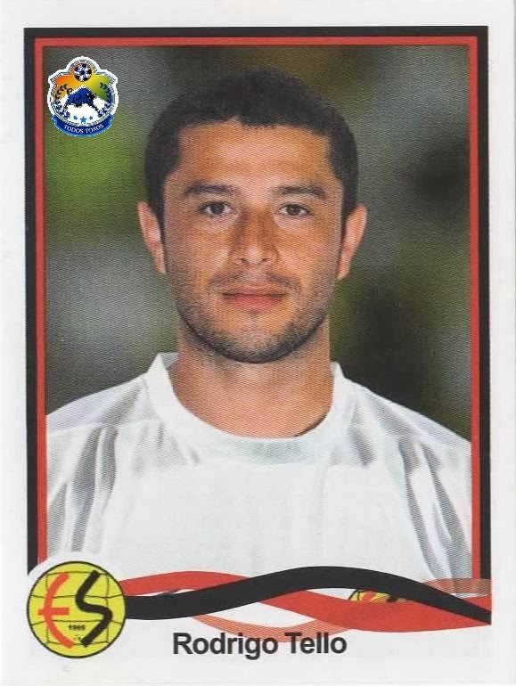 Futbolistas Chilenos en Álbumes Extranjeros: Rodrigo Tello