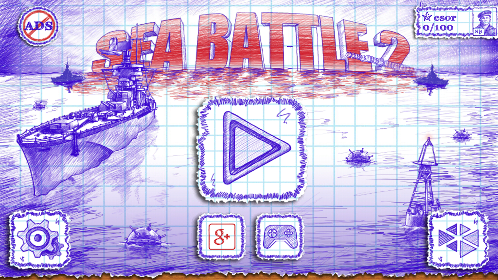 Sea Battle 2 最適合家庭同樂鬥智的紙上海戰桌遊 App