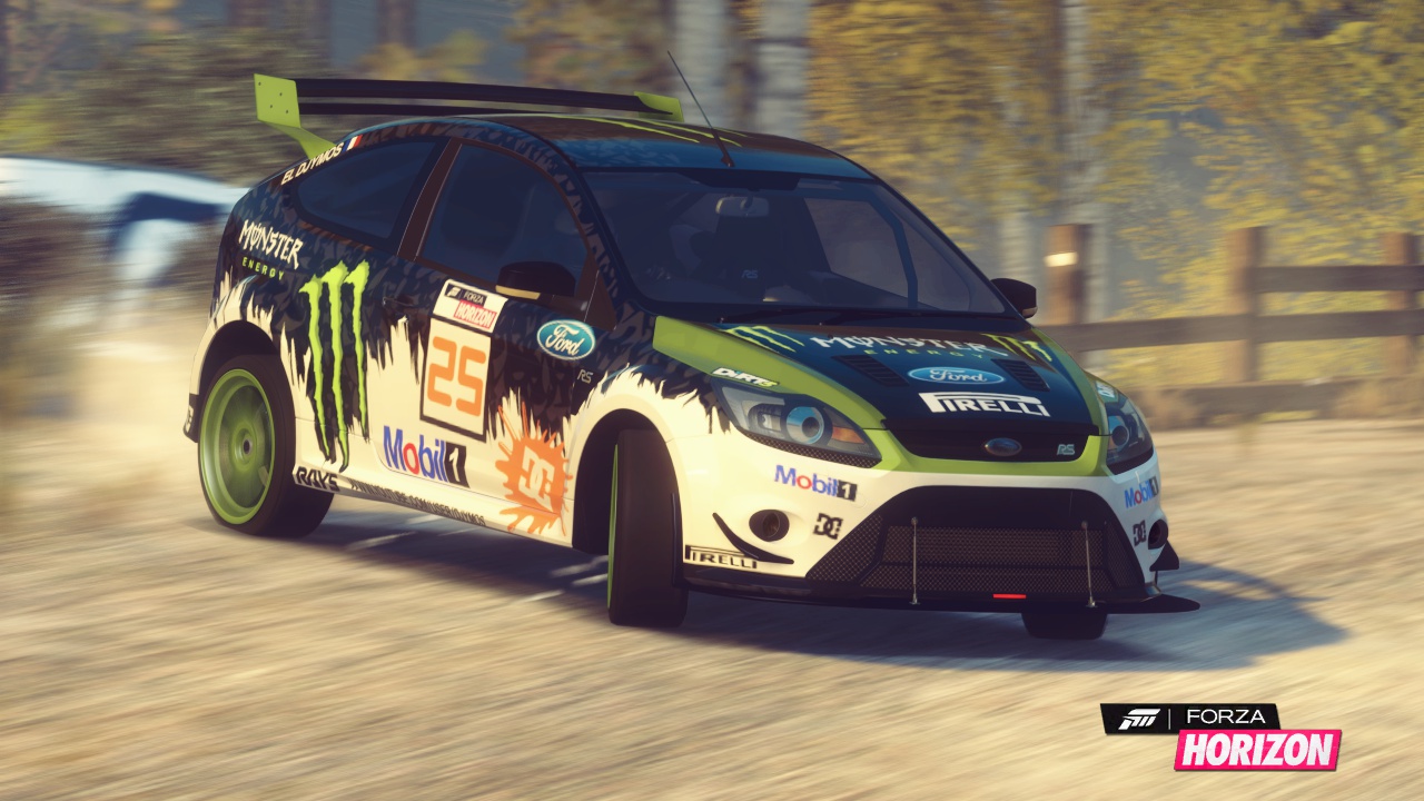 FORZA HORIZON DJYMOS: ford focus rs monster energy forza horizon