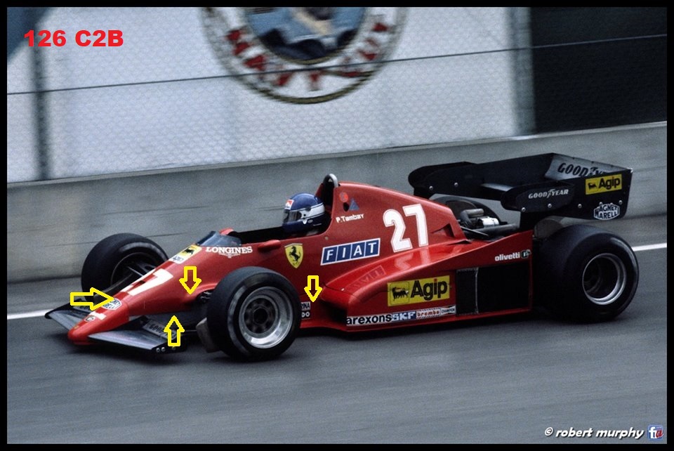 El sofá de la F1: Ferrari 126C2B vs 126C3