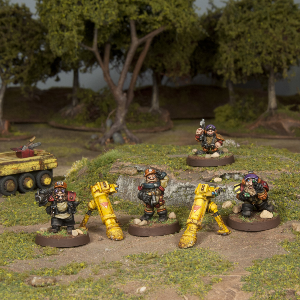 Dr. Mathias's Miniature Extravaganza: 40k Adventurers - Squat Miner ...