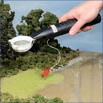 Nerd Club: Static grass applicator from a bug zapper