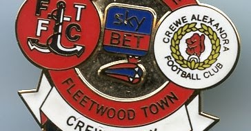 Crewe Alexandra Football Club pin badges: Fleetwood match badges 2014 ...