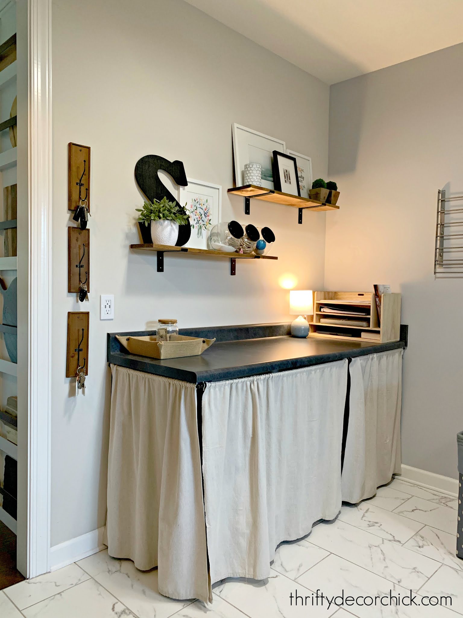 Mud/laundry room changes that add storage | Thrifty Decor Chick ...