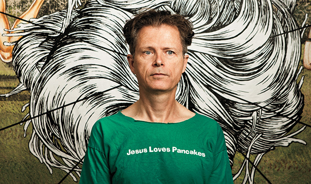 roškofrenija: Jim Shaw - The Temptation of Doubting Olsen