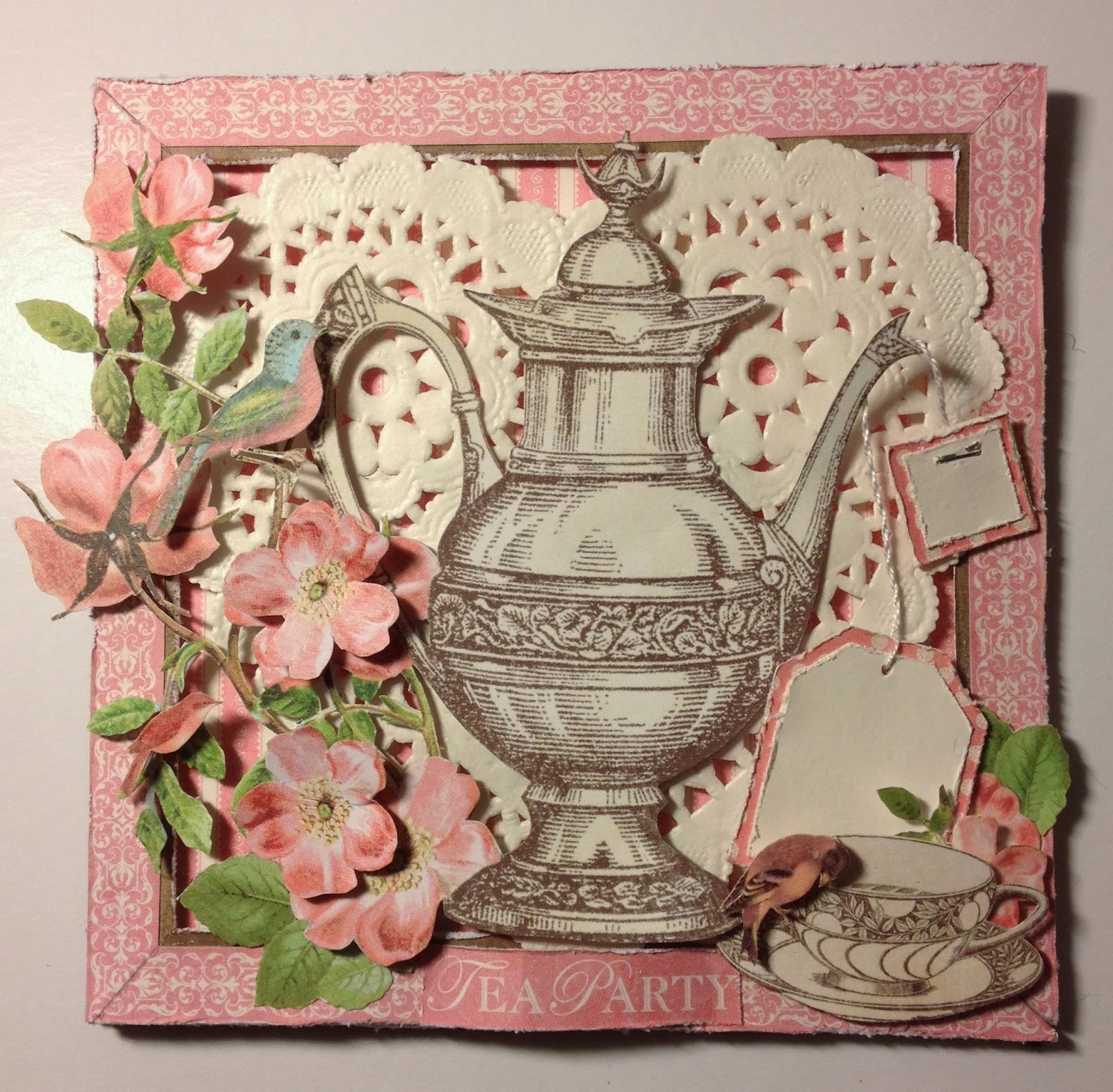 Graphic 45 Botanical Tea 6 x 6 card - G45 Design team project | annes ...