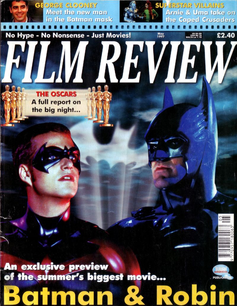 1997 Batman.com: Magazine Article: Film Review magazine - May 1997