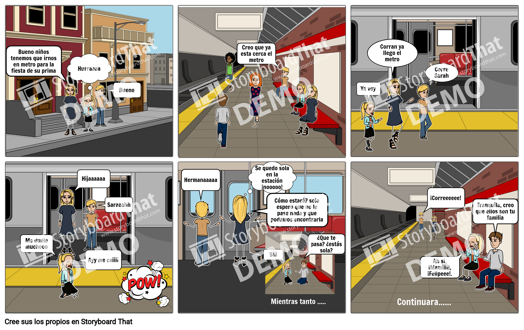 Historieta En Storyboard