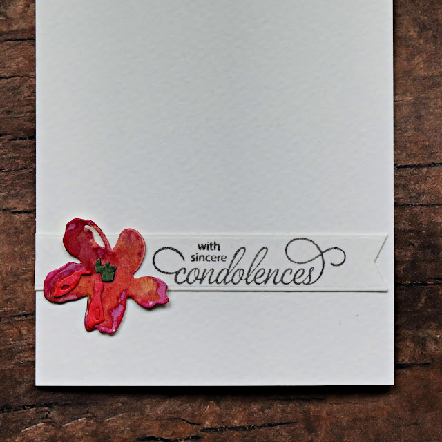 Dream in Color...: Blossoms Sympathy Card