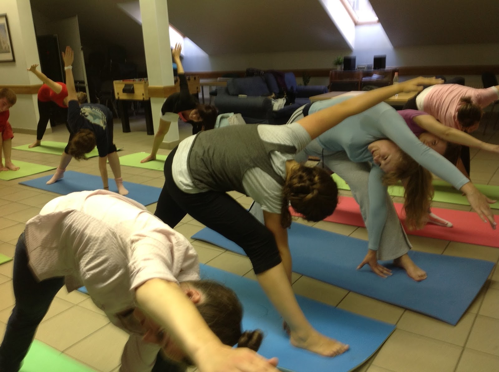 Tender Mercies from our Mission in Moscow: first Russian yoga class