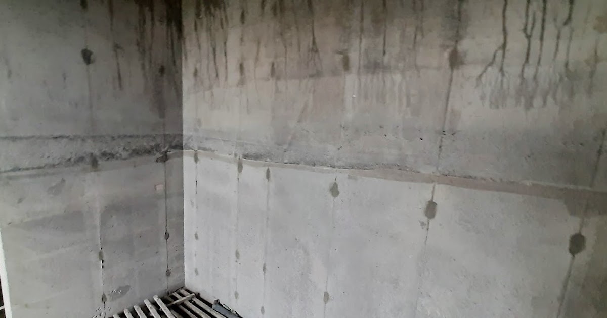 Fly ash layer in concrete