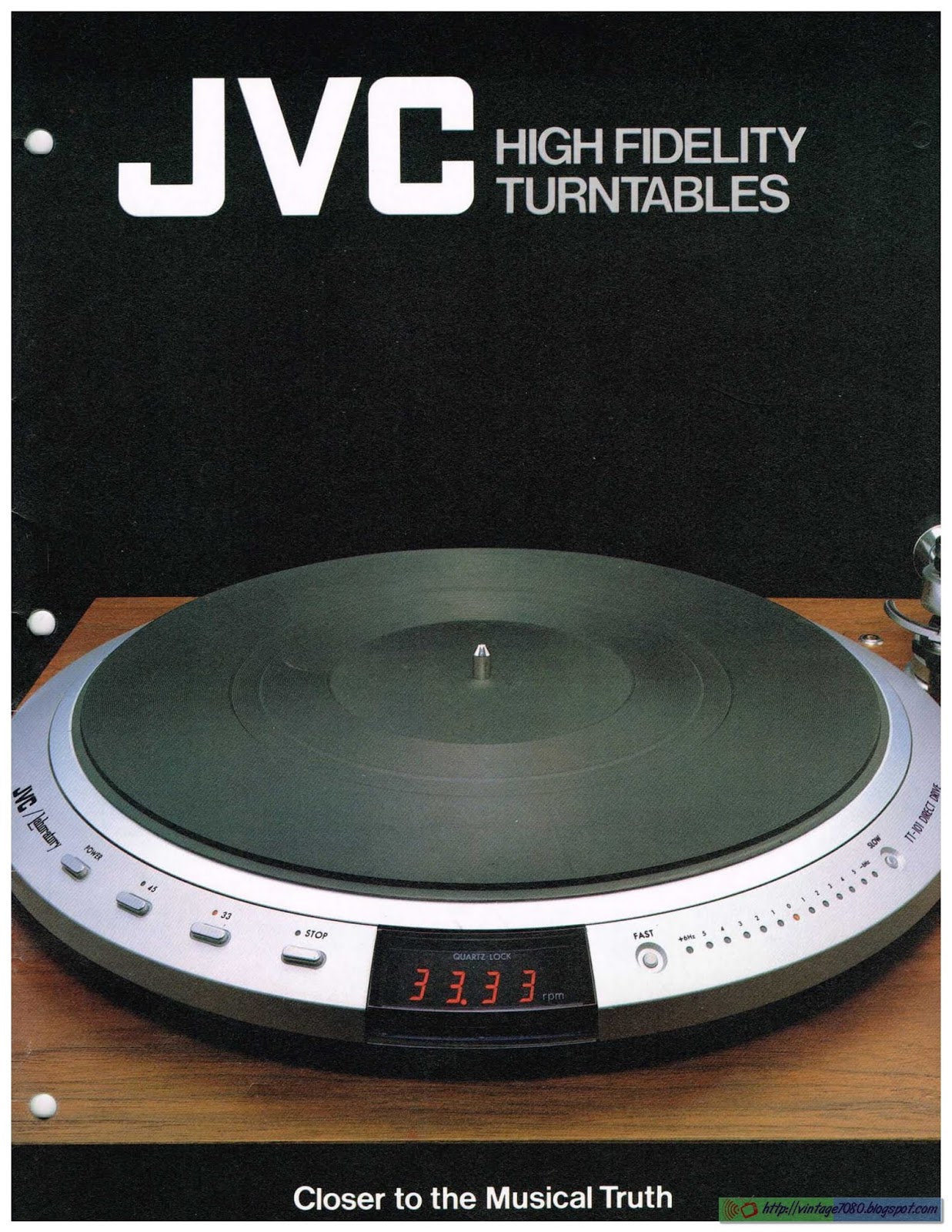 Vintage 70 80: JVC 17 - Catálogo Turntables 1978