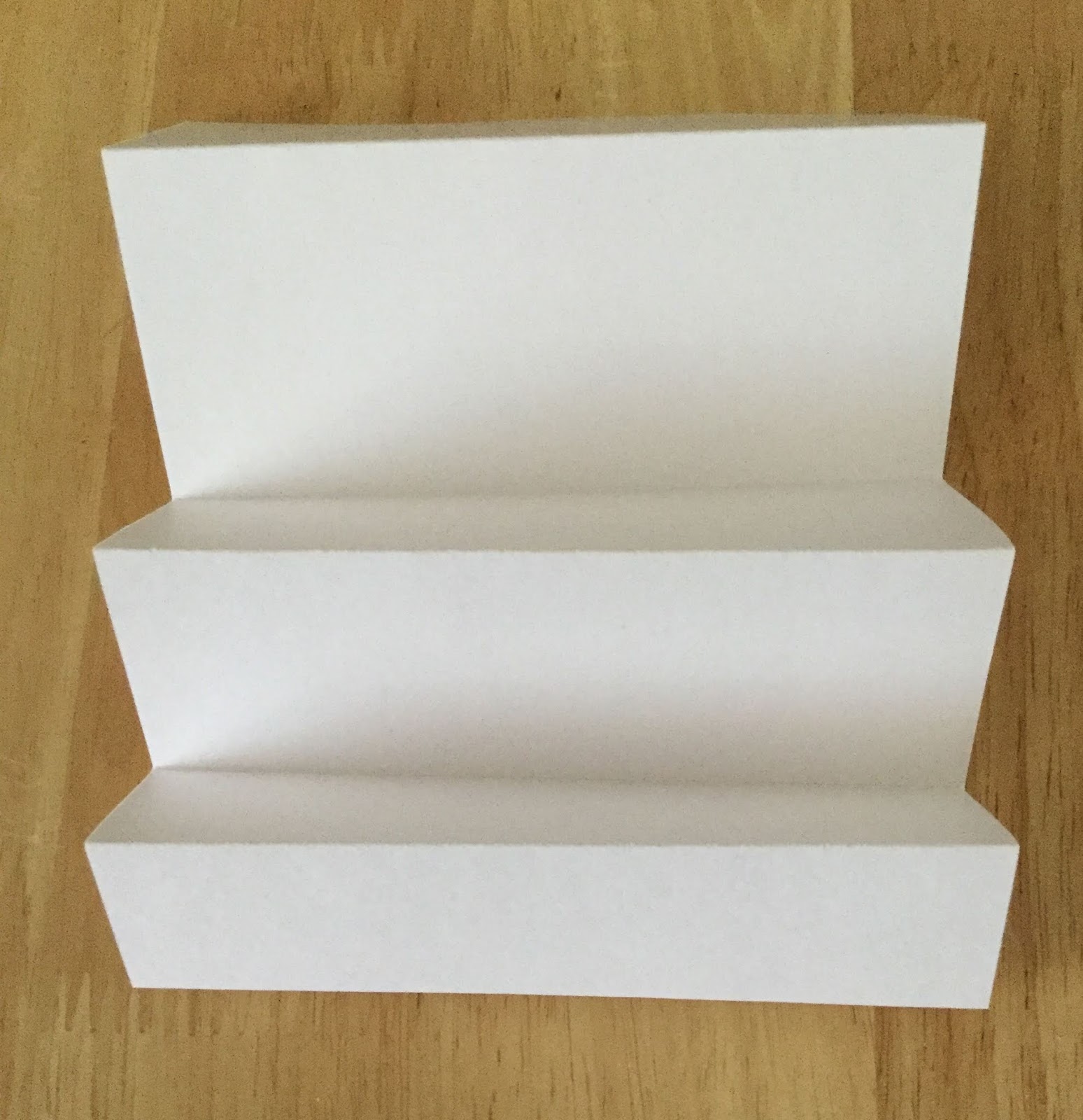 Early Morning Crafts: Stair Step Card