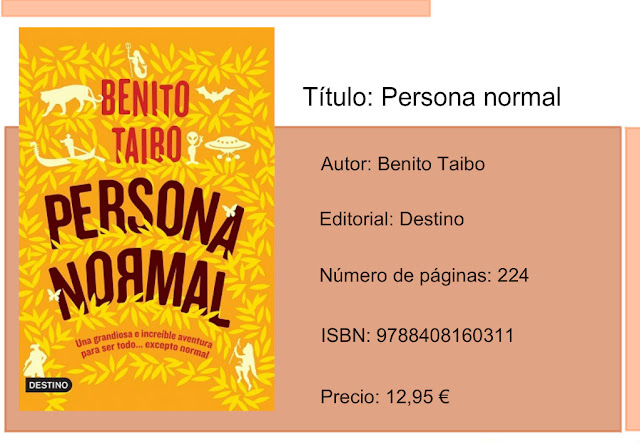 Reseña Persona normal - Benito Taibo | Llaves con historias