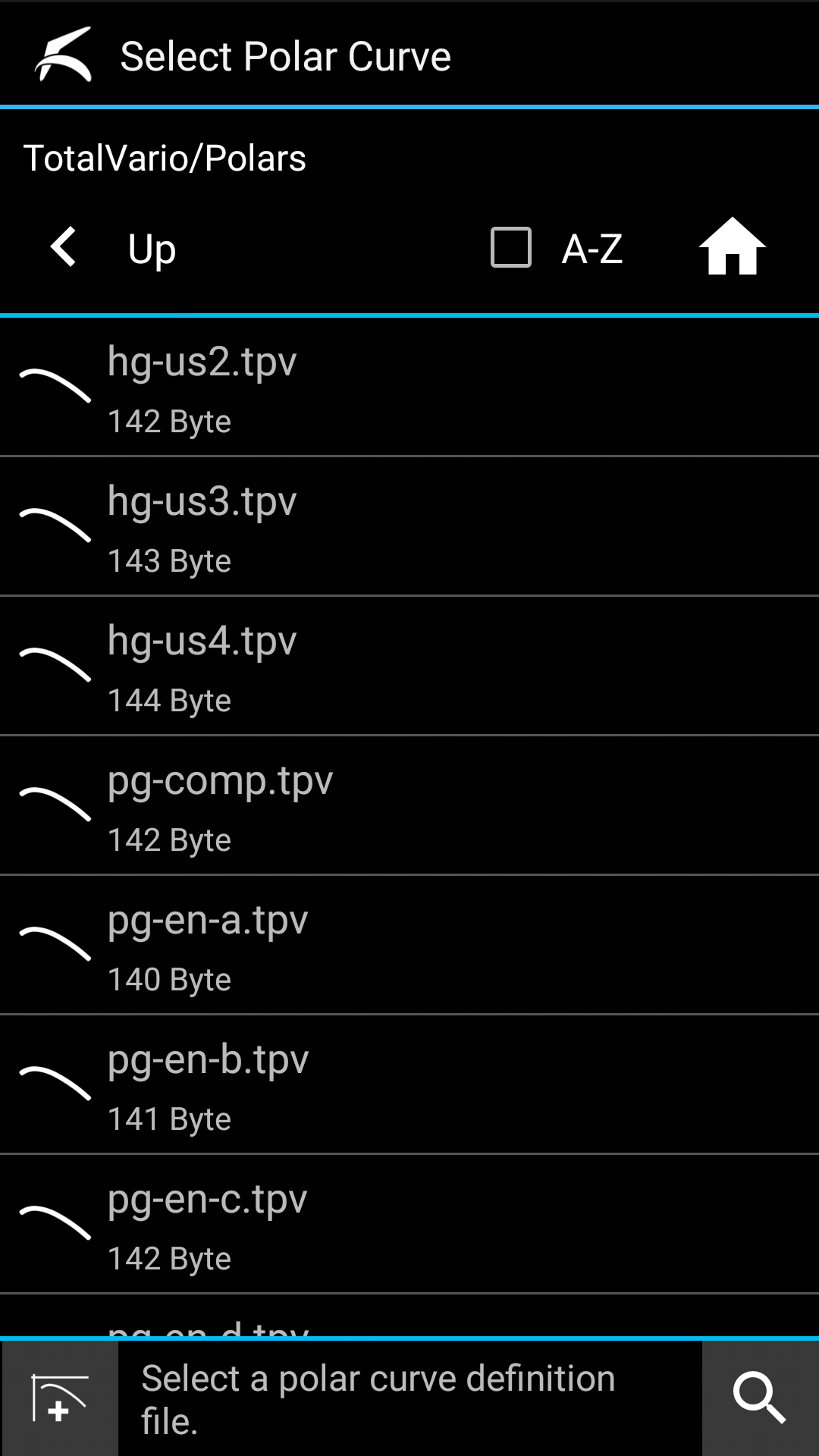 TotalVario: Settings Menu