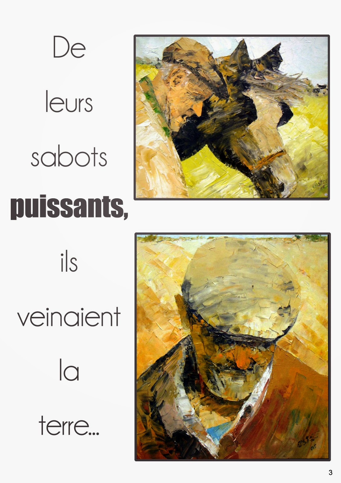 ARTS SINAGOTS: Plaquette de l'exposition ALAIN COSTE